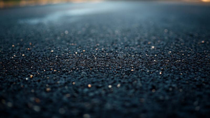 Close Up View of Dark Asphalt Road Surface Stock Illustration ...