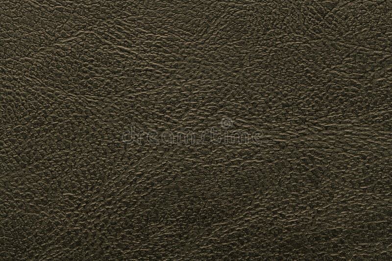 A Close-up View of a Dark Brown Leather Texture with a Pebbled or ...