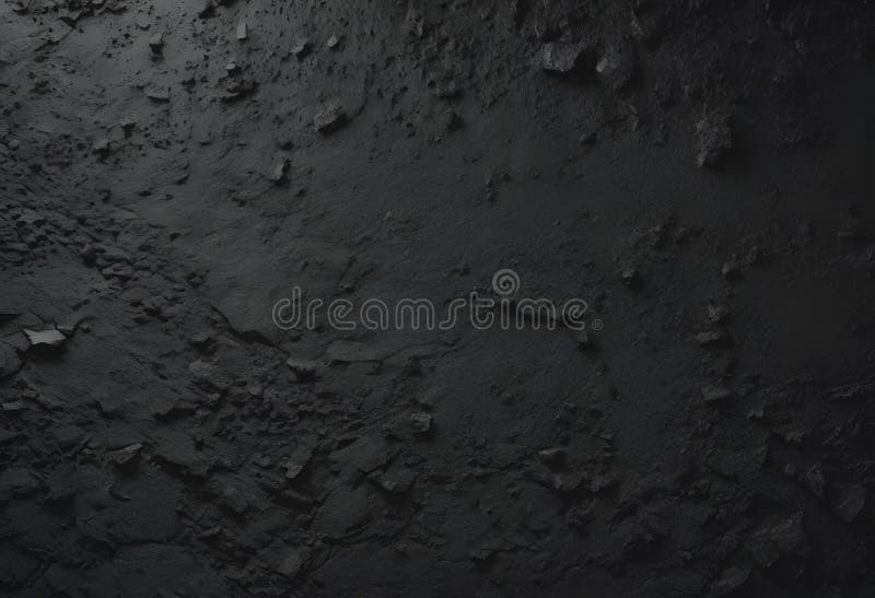 Close Up View of Dark Paint on the Wall, with Some Scattered Rocks ...