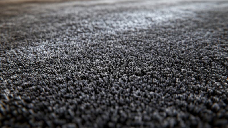 Close Up View of Dark Shaggy Carpet Texture Stock Illustration ...