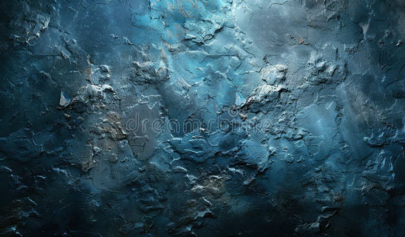 A Close-Up View of a Deep Blue Textured Wall Stock Image - Image of ...