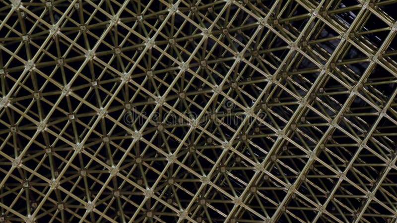 Complex Metal Grid Structure in a Modern Architectural Design Stock ...