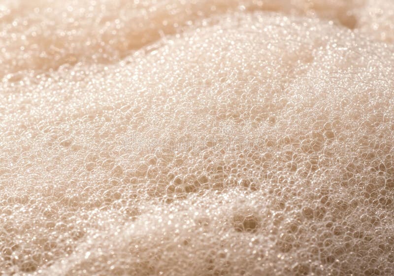 Close-up View of Densely Packed Bubbles Forming a Light, Airy Foam. the Bubbles Vary Stock ...