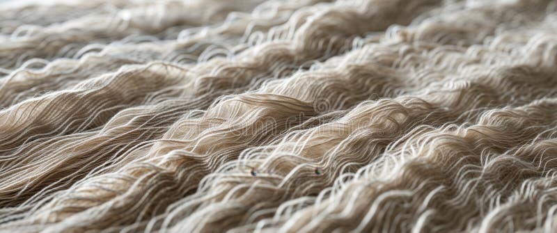 The Close Up View Depicts a Textured Woven Fiber Surface. Stock Image ...