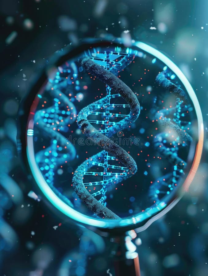 Double-stranded DNA Molecule Stock Image - Image of structure ...