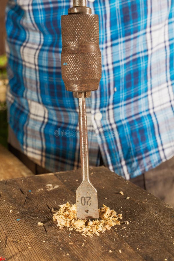 Close Up View of Drilling Process Stock Photo - Image of drilling ...