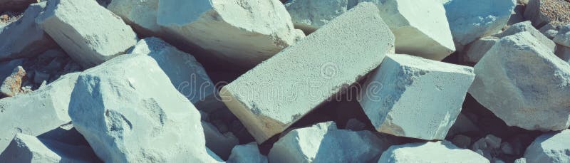 Dense Textured Dry Packed Concrete with Minimal Voids in Bright ...