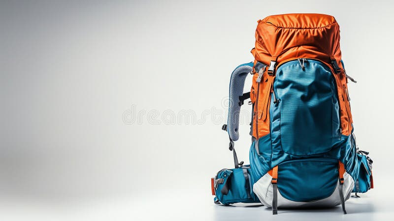 A Close-up View of a Durable Camping Backpack Designed for Outdoor ...