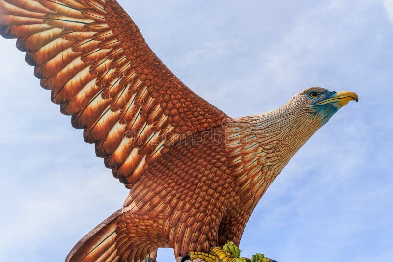 Close Up View of Eagle Sculpture Editorial Stock Photo - Image of view ...