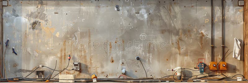 A Close-up View of an Electrician Working on Electrical Wiring Inside ...