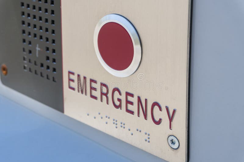 Emergency help button stock photo. Image of emergency - 121020374