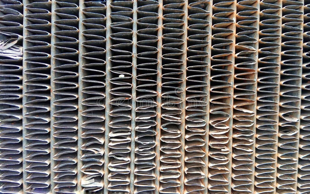 Close Up View of the Engine Radiator Filter Texture Stock Photo - Image ...