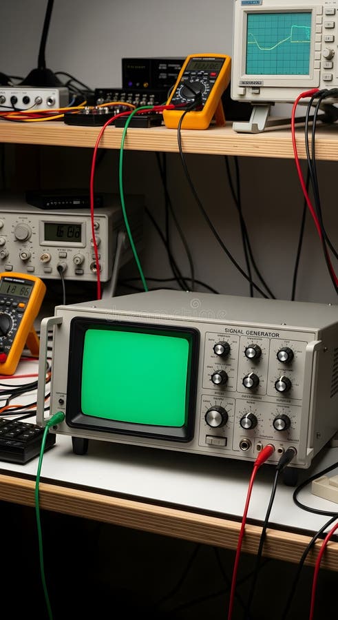 Essential Electronic Testing Equipment: Vintage Signal Generator with ...