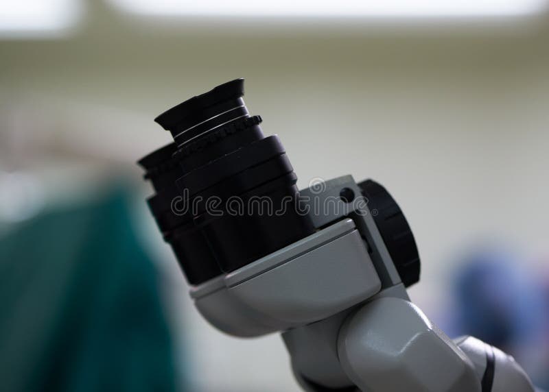 Surgical Microscope in Operating Room Stock Photo - Image of science ...
