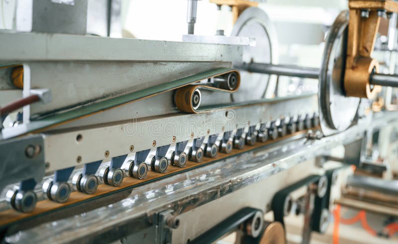 Close Up View of Factory Machine Indoors at Daytime Stock Photo - Image ...