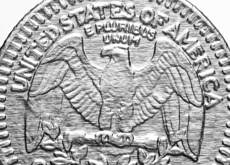 Close Up View of Fake US Dollar Plastic Coin Stock Image - Image of ...