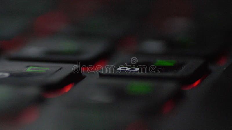 Close-up View Fingers Tapping Keypad of Laptop and Writing Message ...