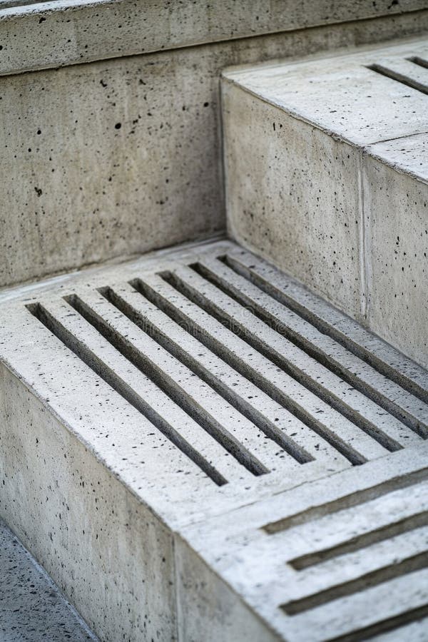 A Close-up View of a Fire Hydrant with Concrete Steps Leading Up To it ...