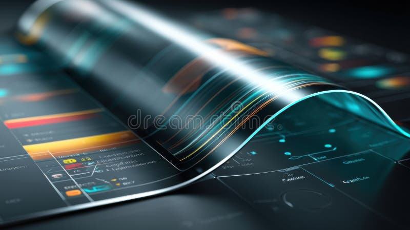 Flexible OLED Screen Showcases Elegant Design and Vibrant User ...