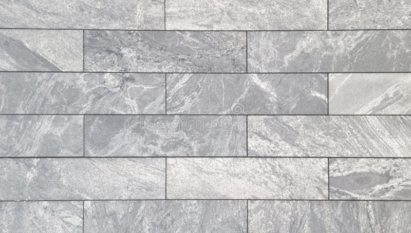 Close-up View of a Floor Clad in Rectangular Slate Tiles, a Smooth ...