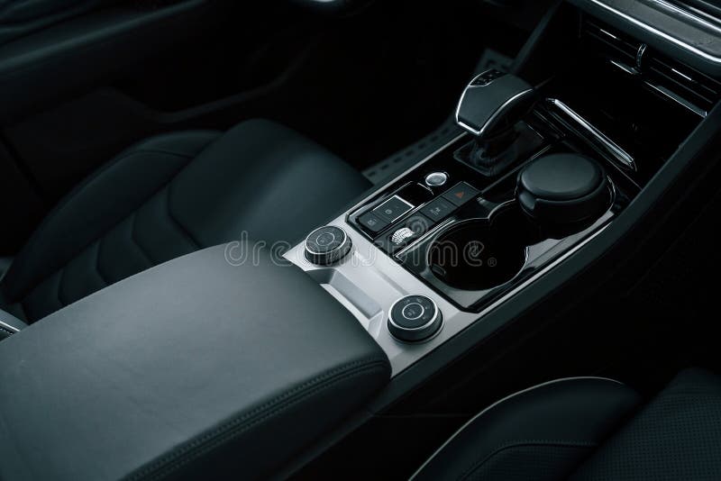 Close Up View of Front Panel of Modern New Car Stock Image - Image of ...