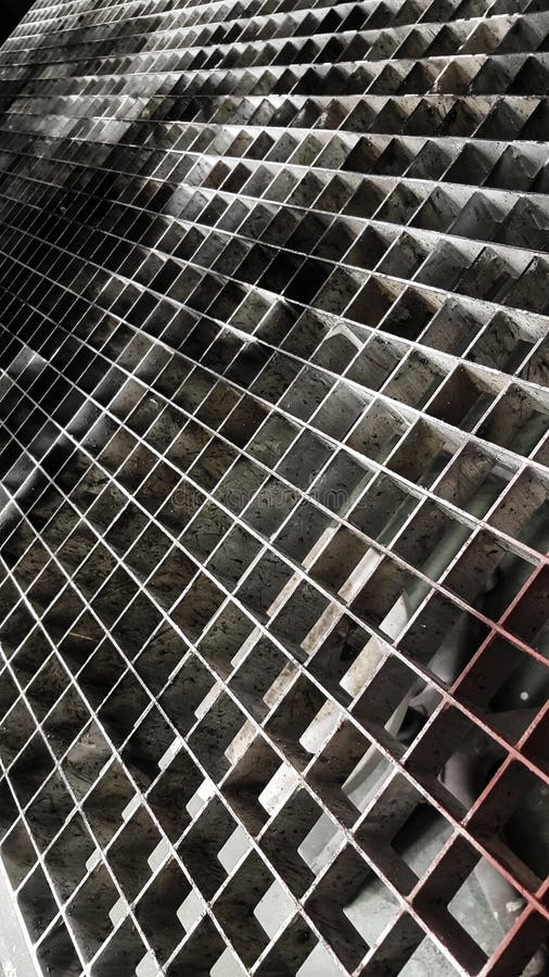 Galvanized Steel Grating for Welding Workshop Stock Photo - Image of ...