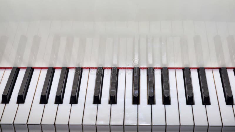 Piano Close Up. Grand Piano Keyboard Closeup Stock Photo - Image of ...