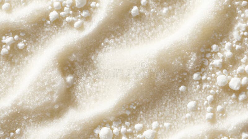 Close Up View of Granulated Sugar Texture Stock Illustration ...