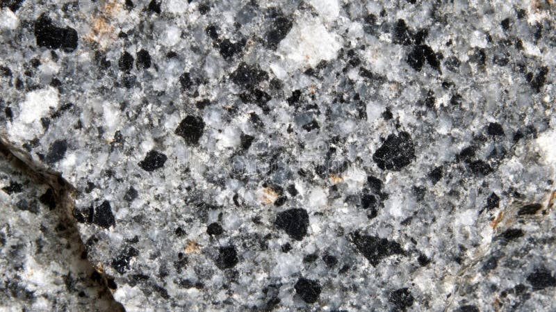 Close Up View of Grey and Black Granite Rock Stock Illustration ...