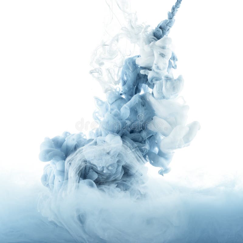 Close Up View of Grey Ink Splash Stock Image - Image of background ...