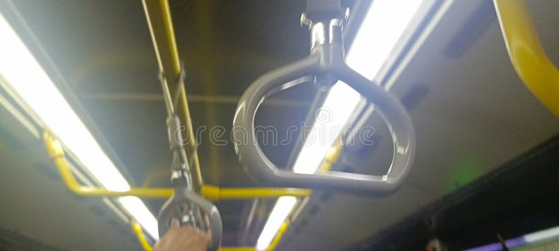 Handle Grip for Standing Passengers on Public Transportation Stock ...
