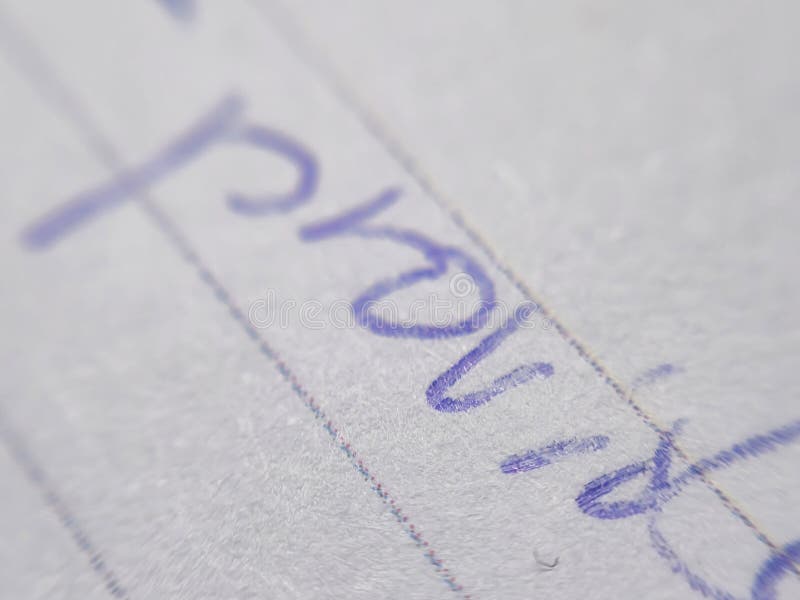 Close-up View of Handwritten Notes on Paper, Highlighting Creative ...