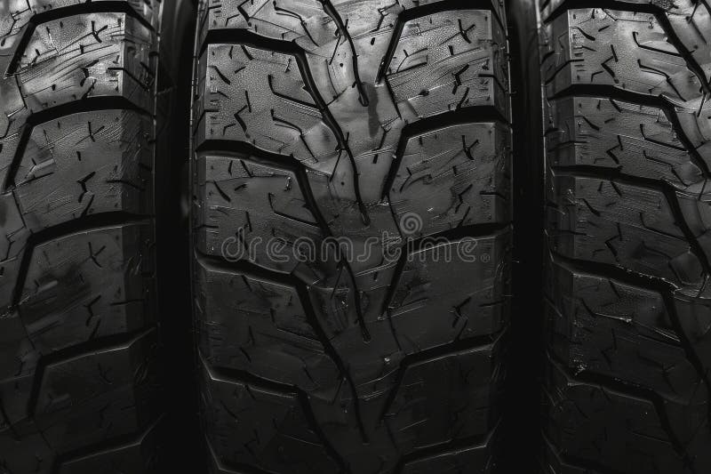 Black Tire Tread Texture Close Up, Concept Stock Image - Image of ...