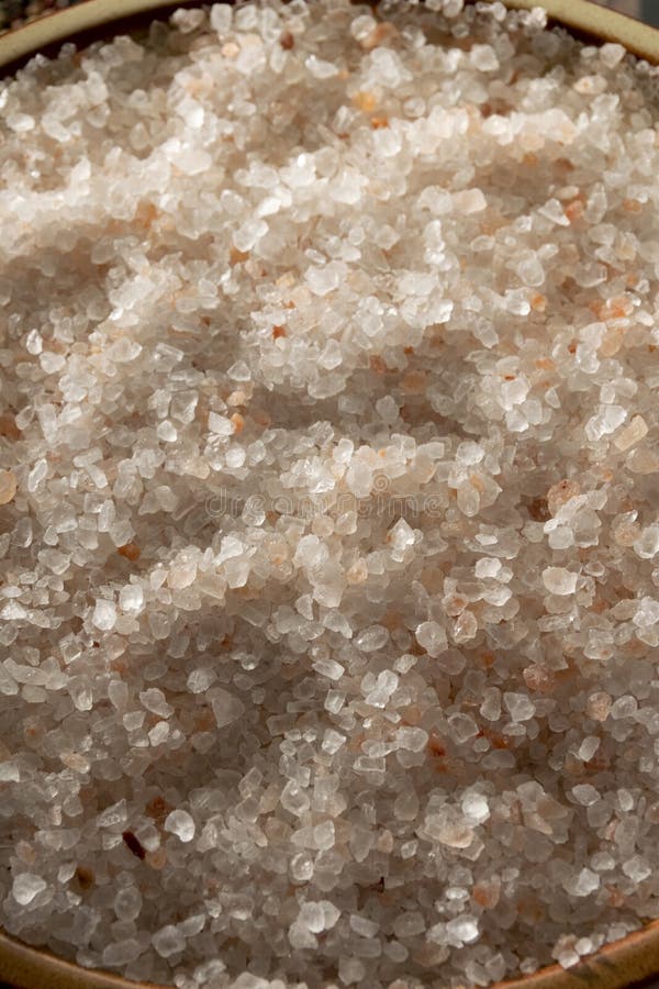 Close Up View of Himalaya Salt, Rose Salt Stock Photo - Image of ...
