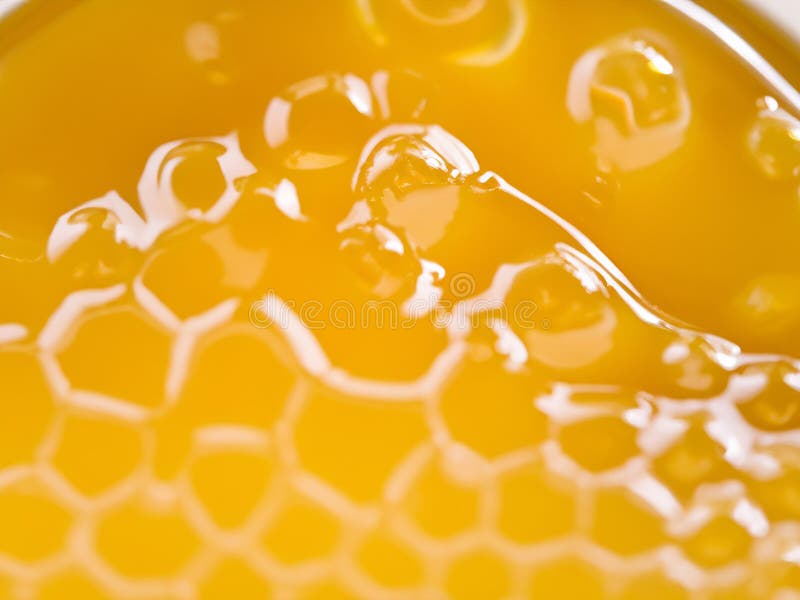 Close Up View of Honey Texture Stock Photo - Image of medicine, sweet ...