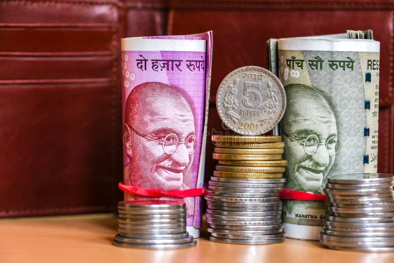 Indian Rupee Coins Stacked Stock Photos - Free & Royalty-Free Stock ...