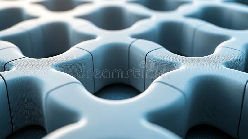Close-up View of an Innovative Textured Material Highlighting the ...