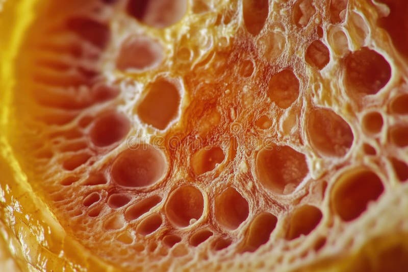 Close-up View of the Inside of a Squash Stock Image - Image of interior ...