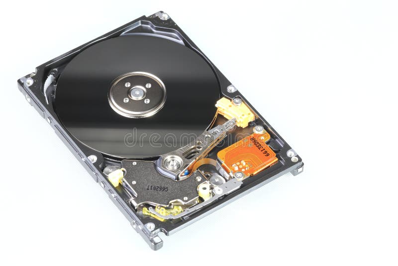 Close Up View of Internal Computer Hard Drive 2.5" SAS Stock Image ...