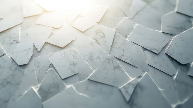 A Close-up View of Irregular Marble Tiles Arranged on a Surface Stock ...