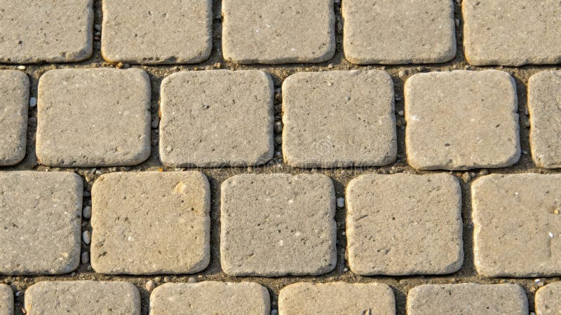 Closeup View of Irregular Paved Surface Material Urban Environment ...