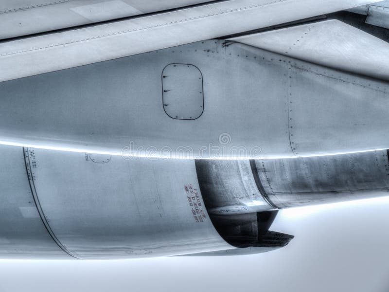 Close Up View of a Jet Plane Engine Stock Photo - Image of equipment ...