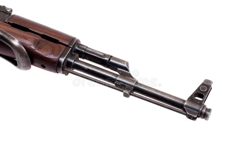Close Up View of Kalashnikov Assault Rifle Stock Photo - Image of ussr ...