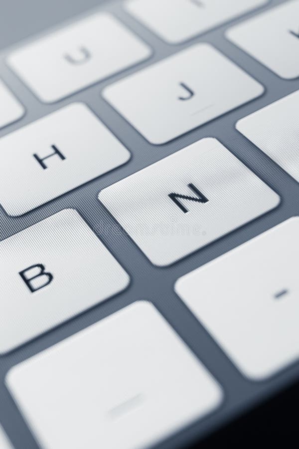 Close Up View of Keys of Pc Keyboard Stock Photo - Image of ...