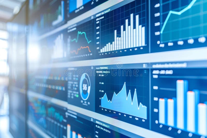 Data Analytics and Financial Reporting on a Large Display Stock ...