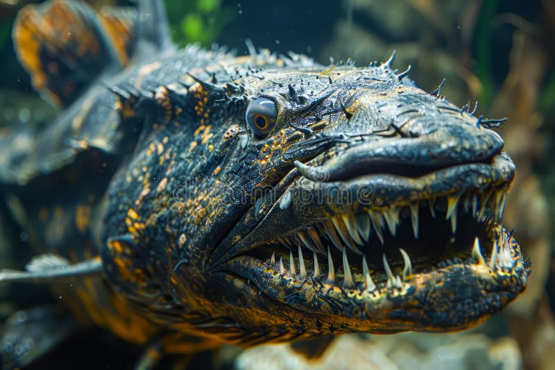 Baring Sharp Teeth Underwater Stock Illustrations – 4 Baring Sharp ...