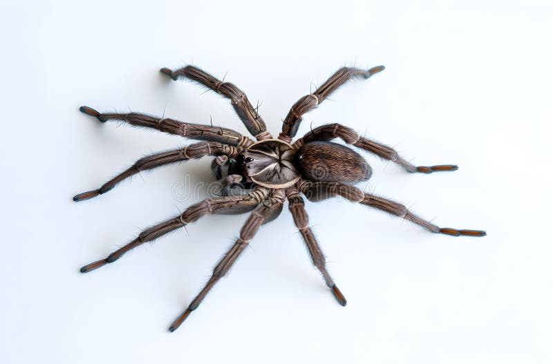 A Close-up View of a Large Spider with Detailed Textures and Patterns ...