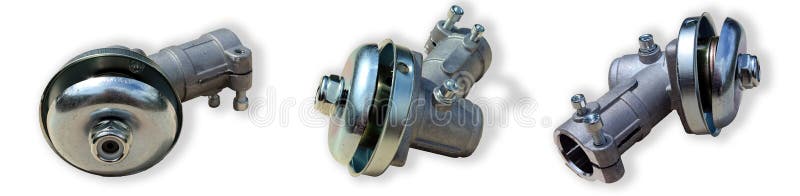 Close-up View of a Lawn Mower Gearbox Showcasing Its Detailed Design ...