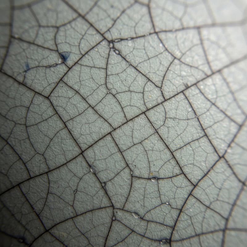 Close-up View of a Leaf S Surface, Showing a Complex Network of Veins ...