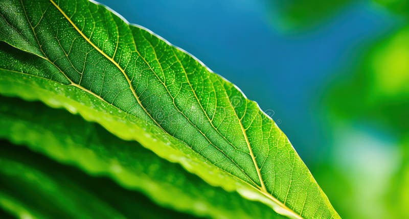 A Close-up View of the Leaves of a Plant. Stock Image - Image of ...